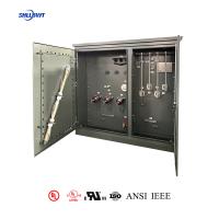 China 150kVA Three Phase Pad Mount Transformer Loop Feed Dual Power Pole  30KV for sale