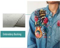 China Cold Water Soluble Non-Woven Embroidery Backing Fabric 50gsm, 36-60