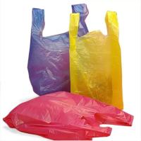 China 25 Micron Biodegradable PLA PBAT Compostable T-Shirt Bag - Custom Printed Shopping Packaging 190-280mm Sizes for sale
