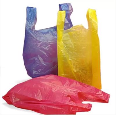 China 25 Micron Biodegradable PLA PBAT Compostable T-Shirt Bag - Custom Printed Shopping Packaging 190-280mm Sizes for sale