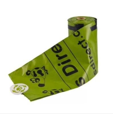 China 8L Corn Starch PLA Biodegradable Dog Poop Bags with Dispenser - 15-20pcs per Roll, Custom Logo Available for sale