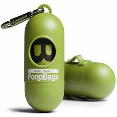 China Disposable PLA Water Soluble Dog Poop Bags With Dispenser - Custom Sizes, ASTM D6400 & EN13432 Certified for sale