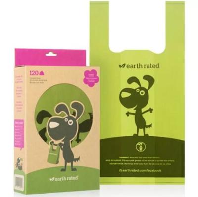 China Colored Compostable PLA Water Soluble Pet Waste Bags - 100% Biodegradable & Customizable Sizes for sale