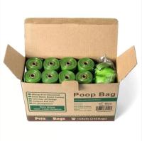 China PLA Water Soluble Biodegradable Dog Poop Bags 15-50 Micron Thickness | ASTM D6400 & EN13432 Certified for sale