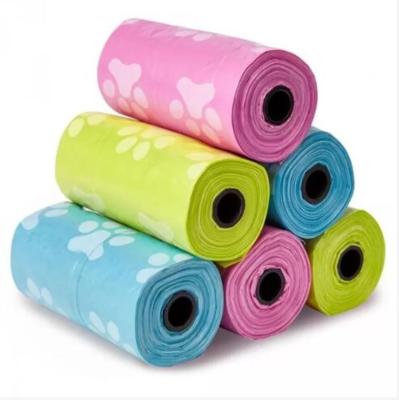 China Corn Starch PLA Compostable Dog Poop Bags 15-50 Micron Thickness ASTM D6400 EN13432 Certified for sale
