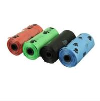 China ASTM D6400 EN13432 Certified Biodegradable PLA Dog Waste Bags - 15pcs/Roll Custom Logo Available for sale