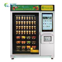 China 32 Inch Touch Screen Automatic Food Vending Machine with 84-196 Slot Capacity and 950W Power for Fresh Food Distribution for sale