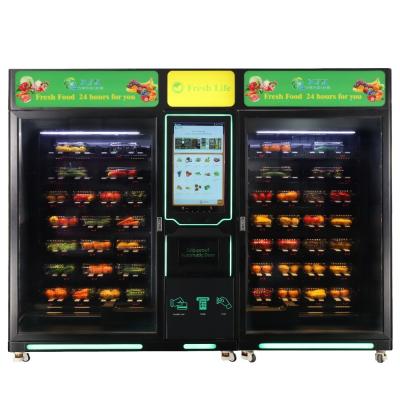 China XYZ-CA010 Smart Fresh Food Vending Machine with 32-inch Touch Screen and X-Y Axis Elevator System for sale