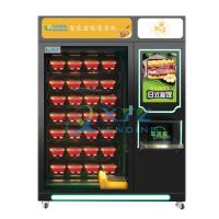 China Commercial Automatic Hot Food Vending Machine with 21.5