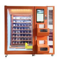 China 21.5 Inch Touch Screen Hot Food Vending Machine with Microwave Oven - 4800W Peak Power, 56-112 Slot Capacity for sale