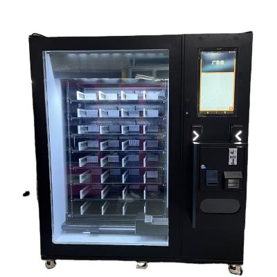China 21.5 Inch Touch Screen Vending Machine with Microwave Oven - 4800W Peak Power, 112-224 Slot Capacity for Frozen Lunch Boxes for sale