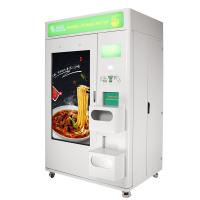 China Intelligent Hot Food Vending Machine with 55-inch Touch Screen and XY Elevator System - 2800W Power, 96-128 Capacity for sale