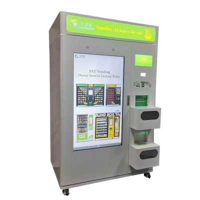 China Restaurant XY Ramen Vending Machine with 55-inch Touch Screen and X-Y Axis Elevator System for Instant Noodles for sale