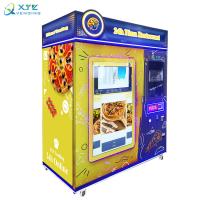China 32-Inch Touch Screen Pizza Vending Machine with 60-Piece Capacity and 4800W Power - Automatic Food Dispensing System for sale