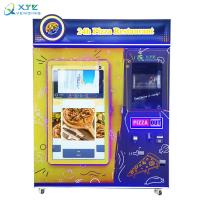 China 32-Inch Touch Screen Pizza Vending Machine with X-Y Axis Lift System, 4800W Power, 60-Piece Capacity for sale