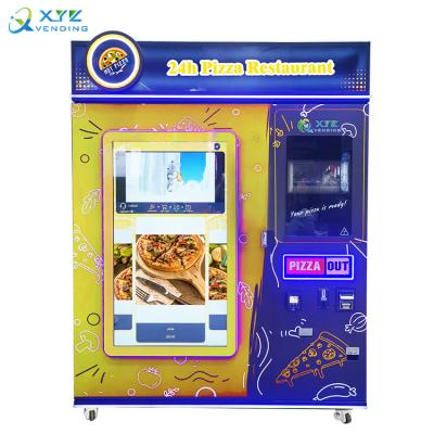 China 32-Inch Touch Screen Pizza Vending Machine with X-Y Axis Lift System, 4800W Power, 60-Piece Capacity for sale