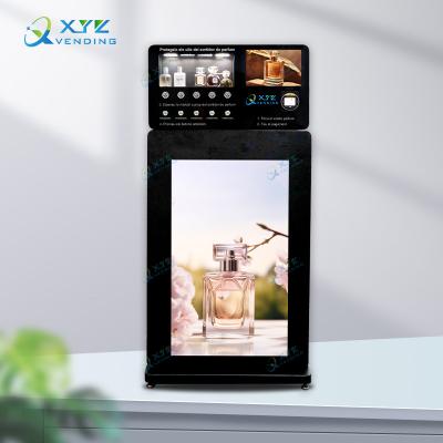 China XYZ Commercial Perfume Vending Machine with 5 Spouts, 10.1-inch Touch Screen and 43-inch Ad Display for sale