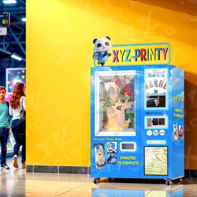 China DIY Automatic Phone Case Vending Machine with 468 Case Capacity and 700W Power for Custom Printing for sale