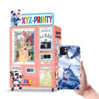 China Automatic Phone Case UV Printing Vending Machine 700W 27-inch Display 468 Case Capacity for sale