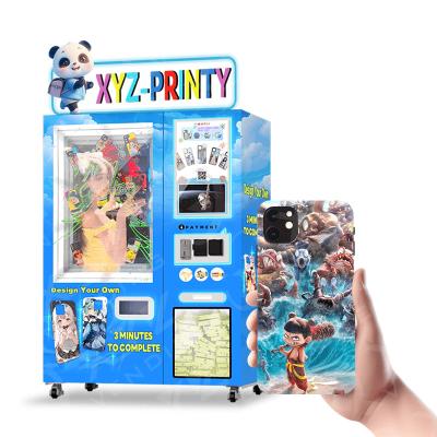 China Automatic Phone Case Printer Vending Machine 700W 27-inch Display with 468 Case Capacity for sale