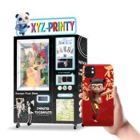 China DIY Automatic Phone Case Printer Vending Machine with 468 Case Capacity and 700W Power for sale