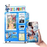 China DIY Automatic Phone Case Printer Vending Machine with 27-inch Display, 468 Case Capacity and 700W Power for sale