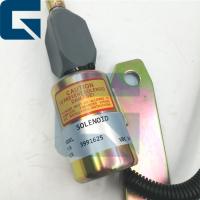 China 3991625 Excavator R210LC-7 R225-7 Fuel Shutoff Solenoid Valve 24V for sale