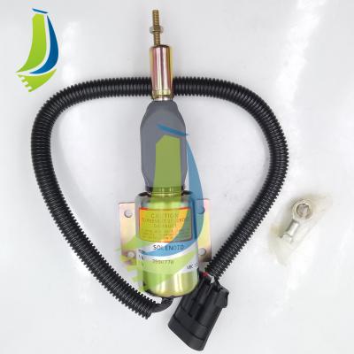 China 3990770 Fuel Shutoff Solenoid 12V For Excavator Parts for sale