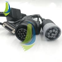 China 457-6114 Connector Cable 14 Pins For Excavator Diagnostic for sale