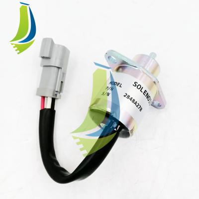 China 2848A278 Fuel Shut Off Solenoid Valve 12V for 246 Skid Steer for sale