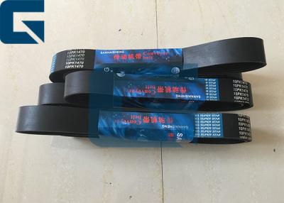 China Excavator Engine Parts D6D D6E D7E Engine Belt 10PK1713 10PK1470 10PK1487 for sale