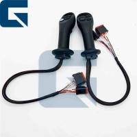 China 611-7548 611-7549 4-Button Left and Right Hand Joystick Fit for E320GC/E324GC/E330GC Excavator for sale