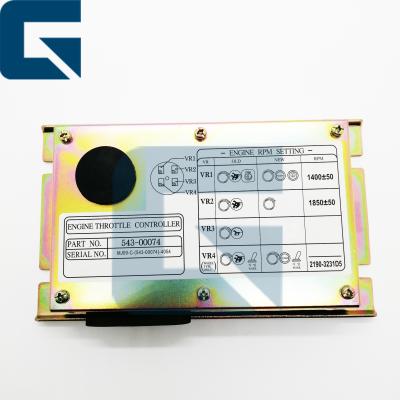 China 543-00074 Excavator Engine Computer Board Throttle Controller 54300074 for DH225-7 Excavator for sale