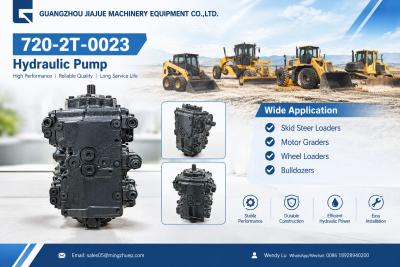 China 720-2T-0023 7202T0023 Hydraulic Pump 720-2T-00150 for SK815-5/ SK818-5 Skid Steer Loader Replacement Pump for sale