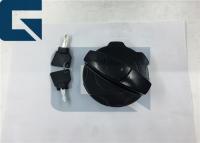 China Locking Fuel Tank Cap Excavator Accessories For JS200 Black Color for sale