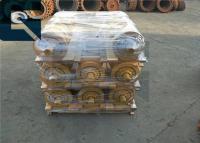 China D8R Dozer Bulldozer Undercarriage Bottom Roller , Single Flange Track Roller for sale