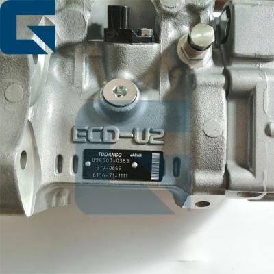 China 094000-0383 0940000383 6156-71-1111 6156711111 Excavator PC450-7 Fuel Injection Pump for sale