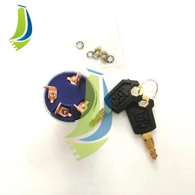 China 9G-7641 Ignition Switch With 2 Keys For E320C Excavator 9G7641 High Quality for sale