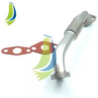 China 365-4584 Excavator Parts Turbocharger Oil Return Pipe 3654584 For C7.1 Engine for sale