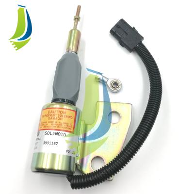 China 3991167 12V Fuel Shutoff Solenoid Valve For 4BT 6BT Engine for sale