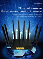 China Openwrt Mesh 5G Wifi 6 Router MTK7621A Dual Band 1800Mbps Z2101AX-M.2-T for sale
