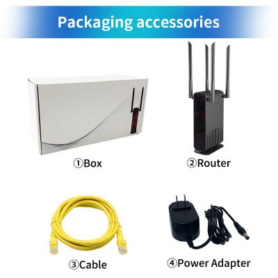 China Global 4G Modem Router ESIM OpenWRT 3 Ethernet Ports 300Mbps Wifi With SIM Card Slot for sale