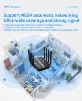 China WiFi6 5G Modem WiFi Router Indoor Openwrt Gigabit M2 Slot 1800mbps With SIM Card for sale
