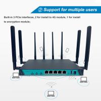 China 1200Mbps Dual Sim Card 4G WiFi Router External Detachable Antennas for sale