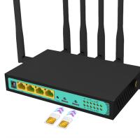 China Dual Sim Openwrt Soho Aplication 3G 4G Lte Load Balance Wifi Hotspot Router for sale