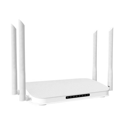 China Dual Band Strong Signal Gigabit Wifi Router Repeater Network 1200Mbps White Color for sale