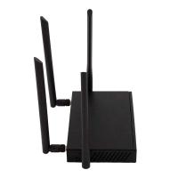 China Industrial SIM Slot 4g Lte Cellular Router Metal Case With Black Metal Enclosure for sale