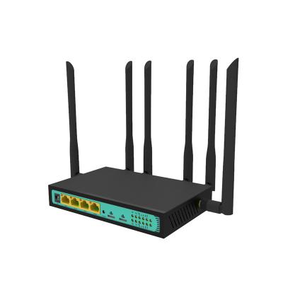 China Black 3G 4G Wifi Router 300Mbps Mt7628 Chipsupport Openwrt With SIM Card Slot for sale