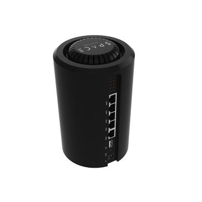 China Black 80211 Ac Wifi Router , Openwrt Dual Band High Power Wireless Router for sale