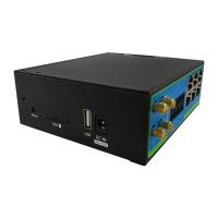 China Black Industrial 4G LTE Router / RS232 To 4G Network Industrial Network Router for sale